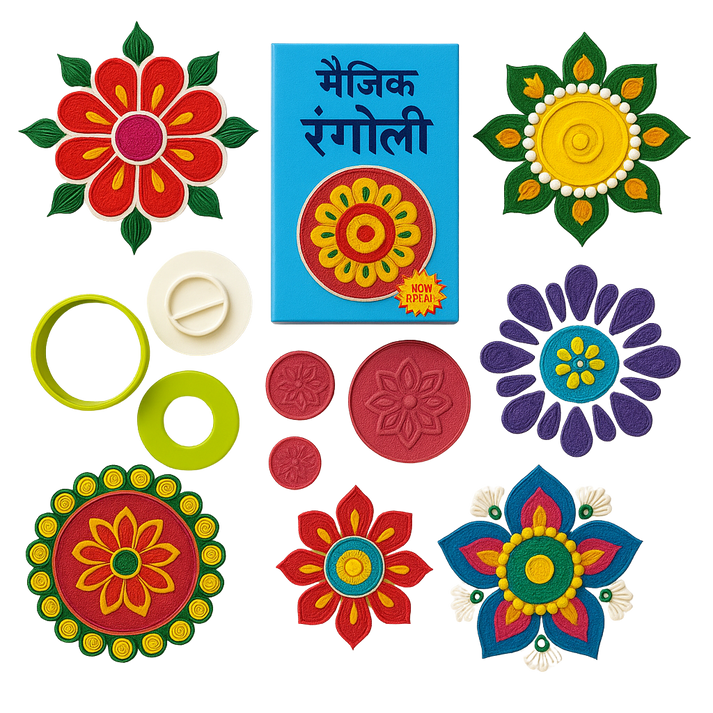 Rangoli Making Kit – TheQuickBasket
